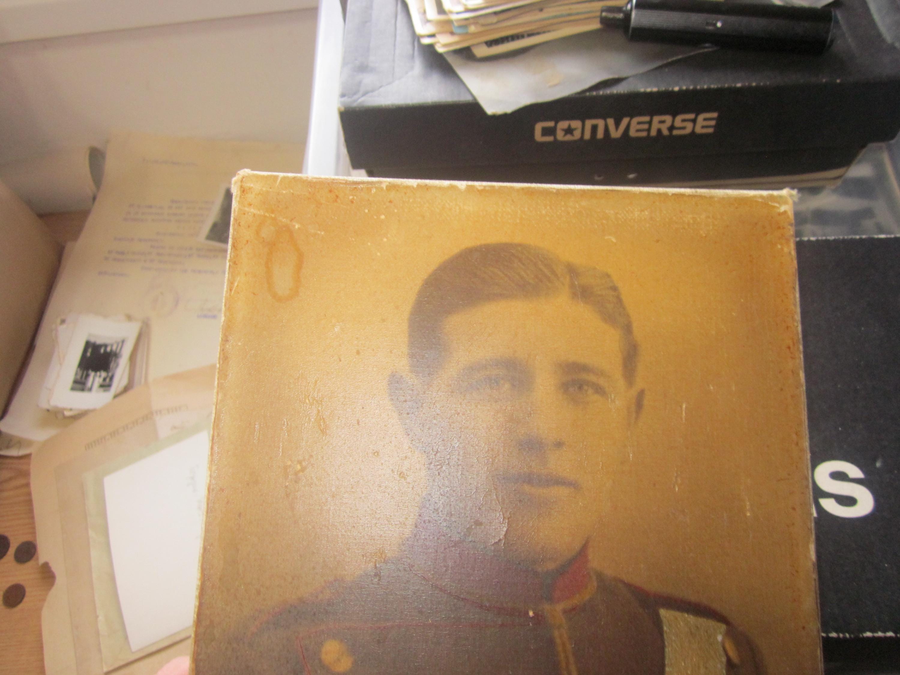 Old Photos of Soldiers in Uniform, Printed on Canvas Around WW1 Color ...