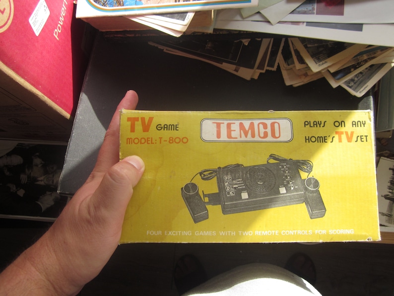 Temco TV Game Model T 800 Vintage Plays on Any Home TV Set - Etsy