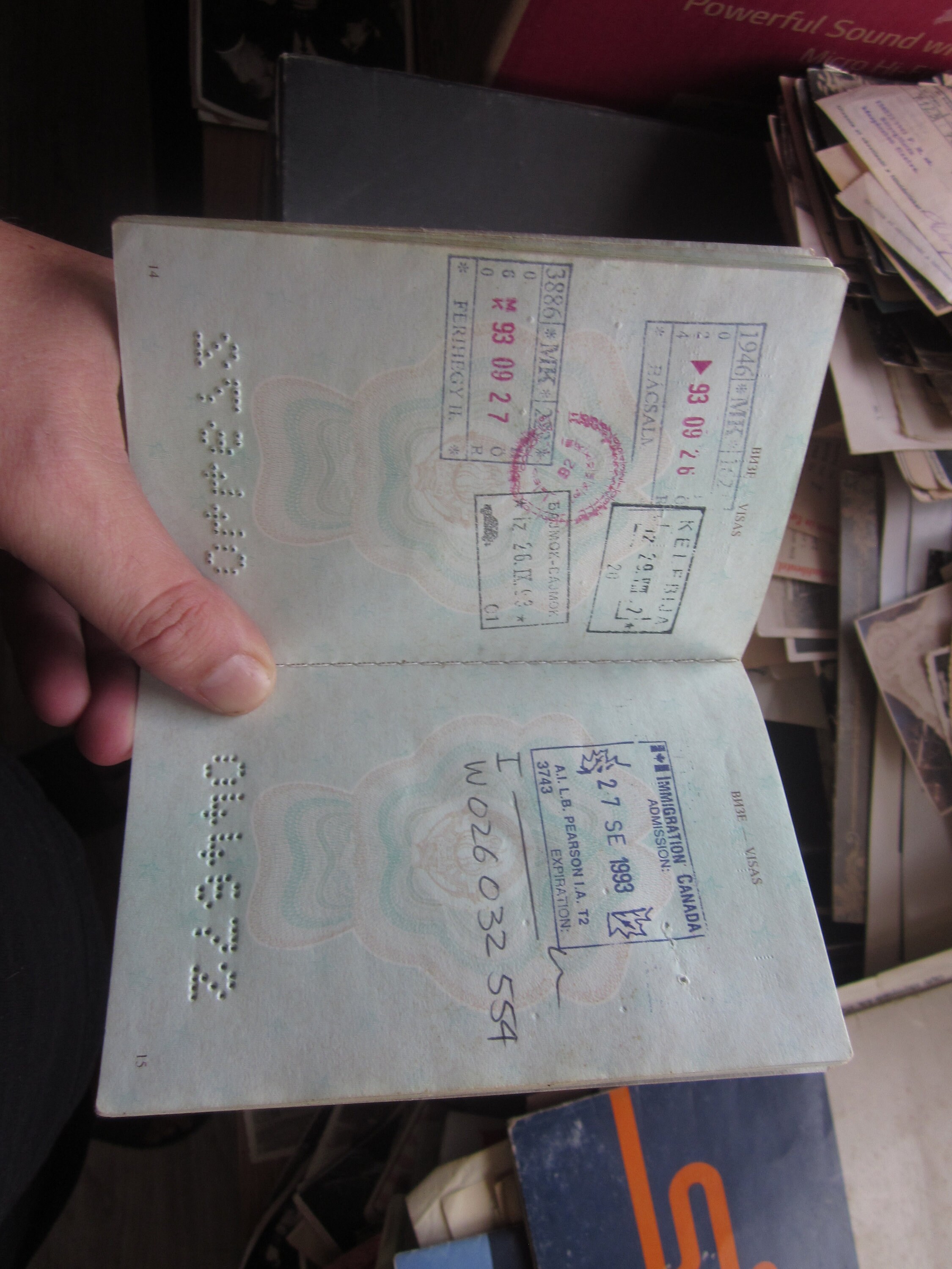 Passeport SFR Jugoslavija Immigration Canada Seal - Etsy