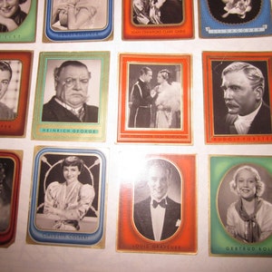 Bunte Filmbilder Greiling Zigaretten 20 Pieces Inge List, Gary Cooper ...