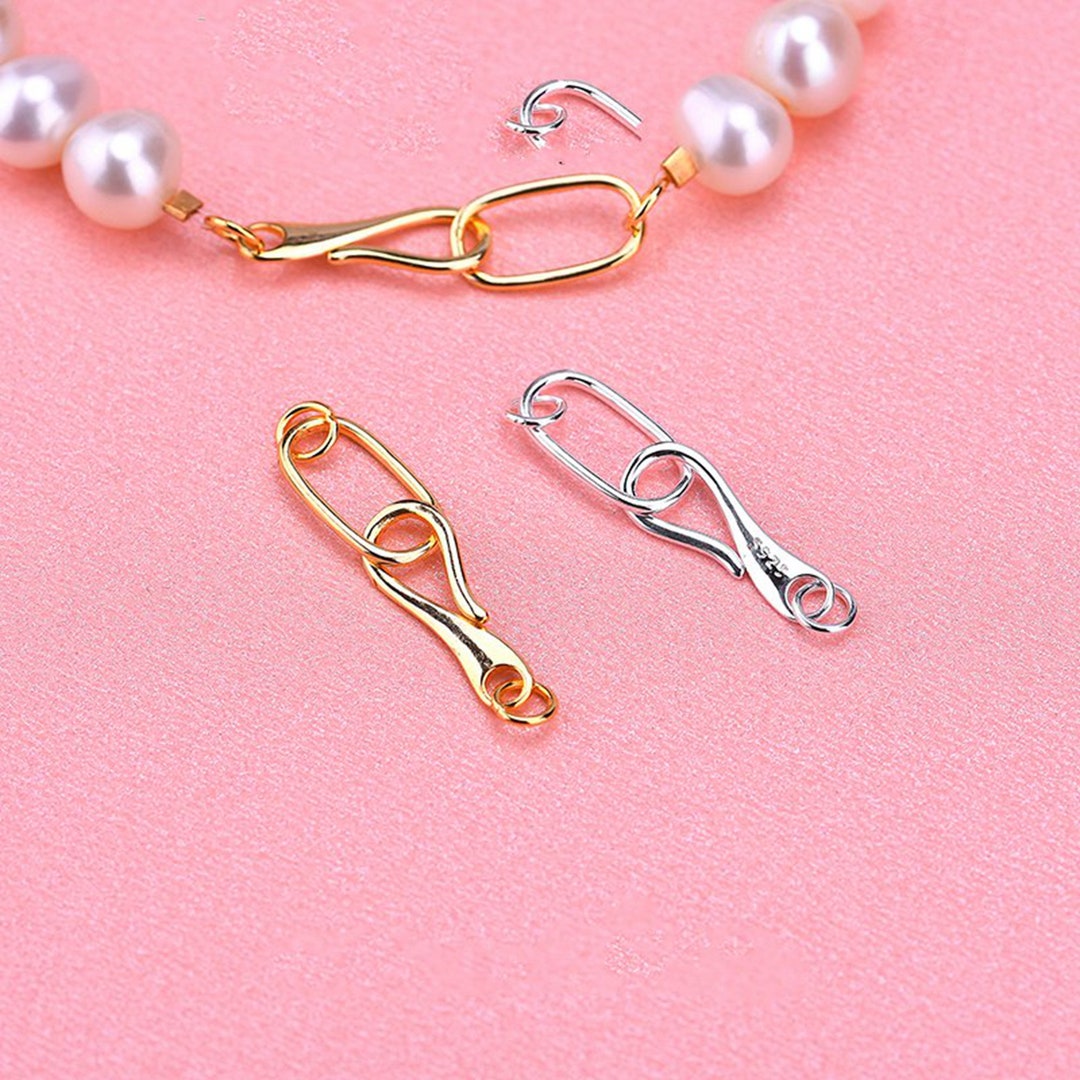 Sterling Silver S Hook Clasps S925 Silver Hook Clasp for - Etsy