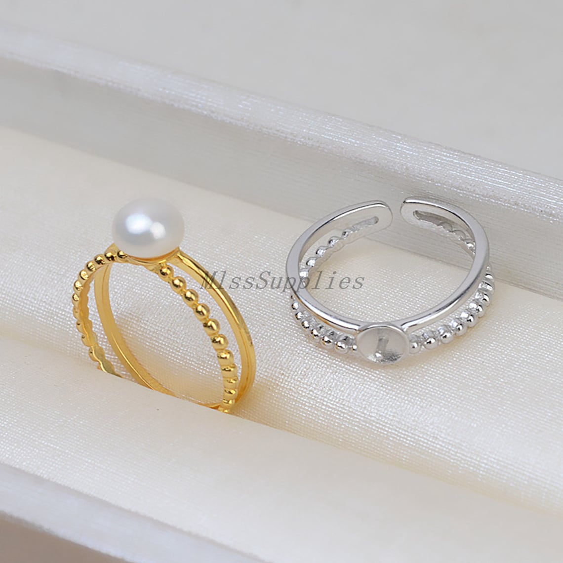 Sterling Silver Ring Setting S925 Silver Ring Setting - Etsy