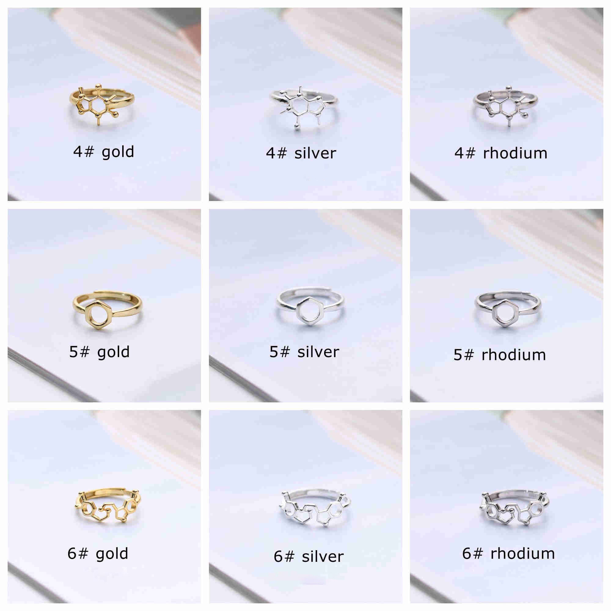 Sterling Silver Elements Science Ring RNA Ring Jewelry - Etsy