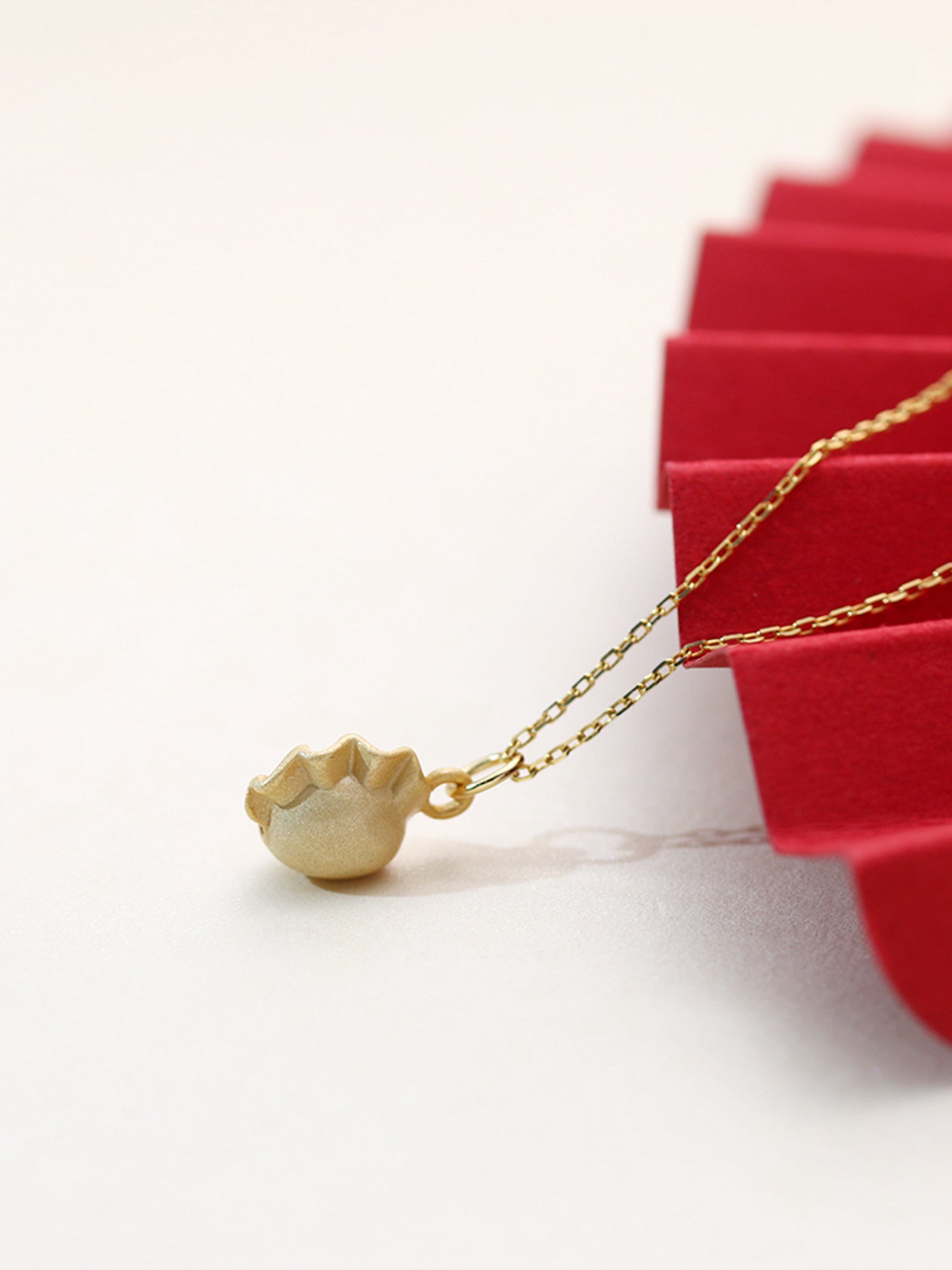 Sterling Silver Dumpling Charm Pendant, Food Jewelry, Steamed Stuffed ...