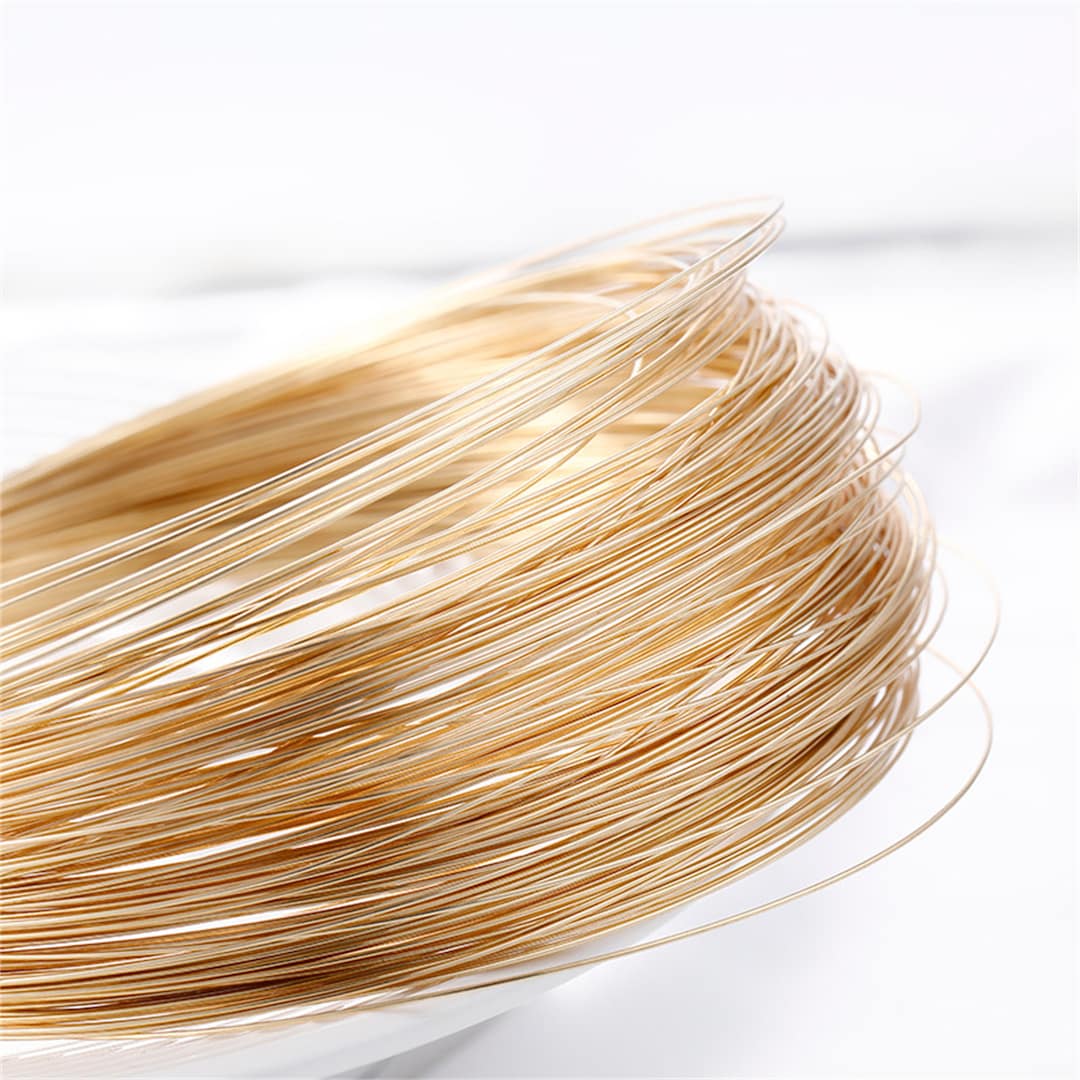 14K Gold Plated Semi Hard Wires, Round Wire, Half Hard Wire, Soft Wire ...