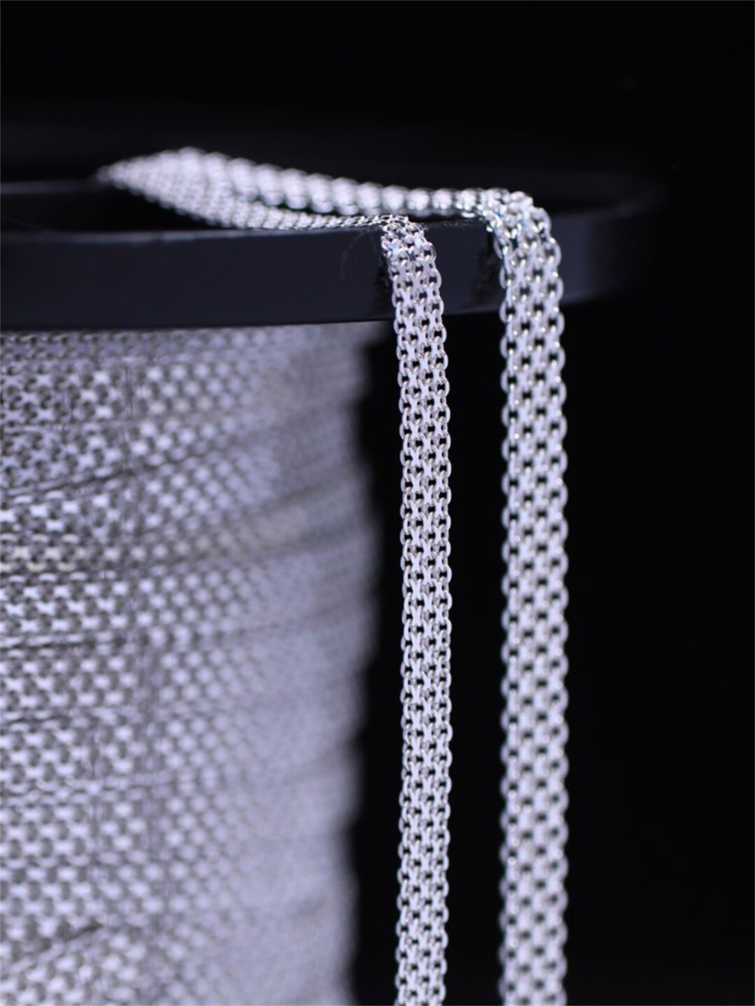 Sterling Silver Fashion Tank Chain, Silver Classic Chain for Jewelry ...