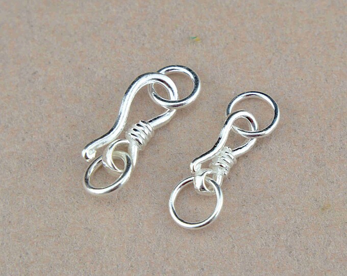 Sterling Silver Dragon Head Clasps S925 Silver Hook Clasp for | Etsy