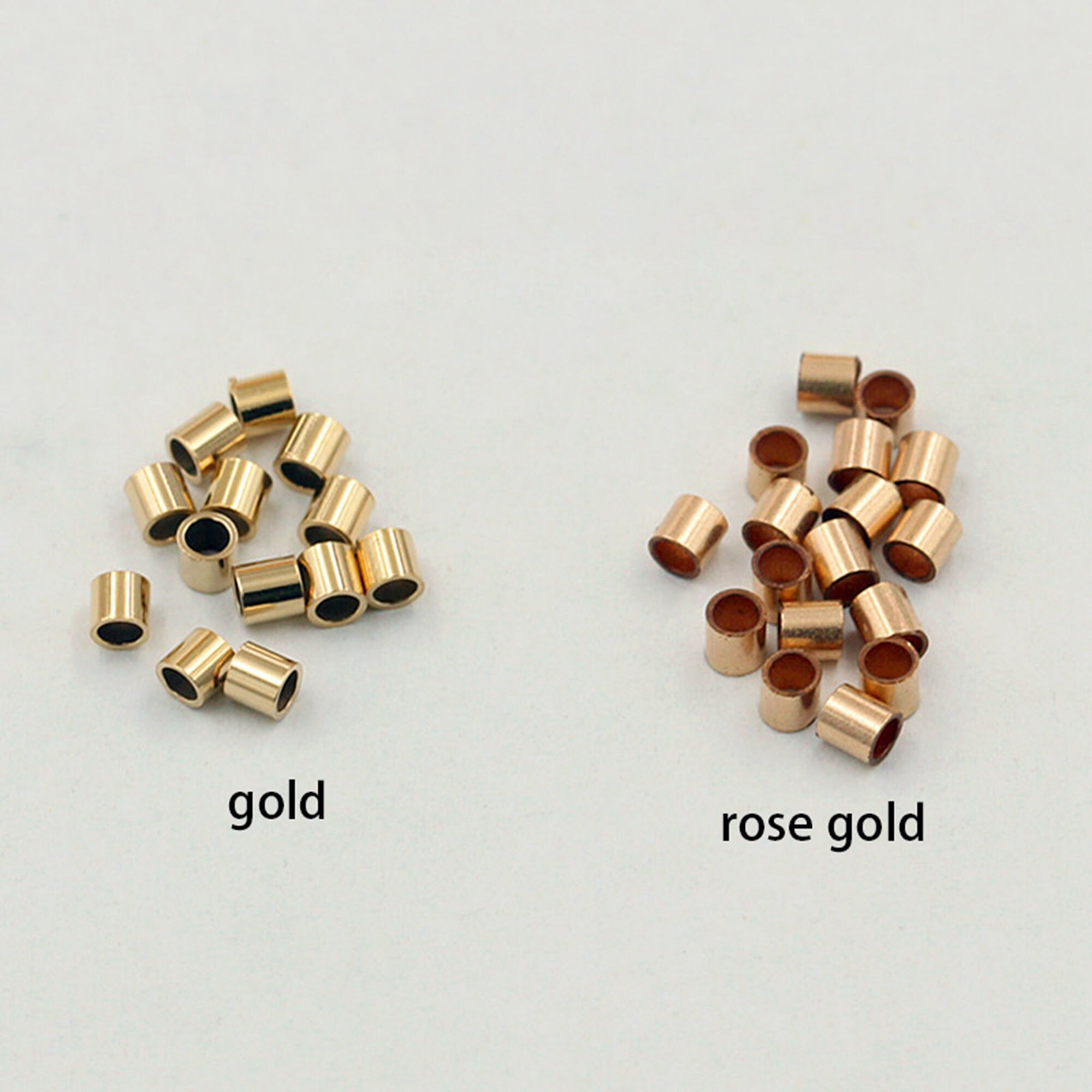 14K Gold Filled Straight Cut Tube Beads Gold Filled Tube - Etsy