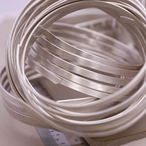 Sterling Silver Wire, S999 Silver Flat Wire for Jewelry Making Supplies ...