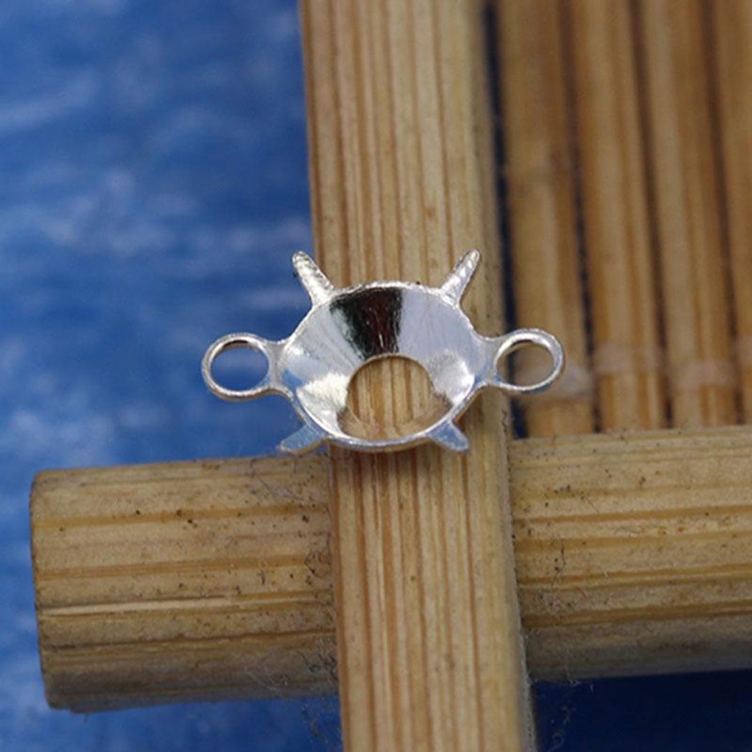 Sterling Silver Bezel Settings, Silver Four Prong Settings, Claw ...