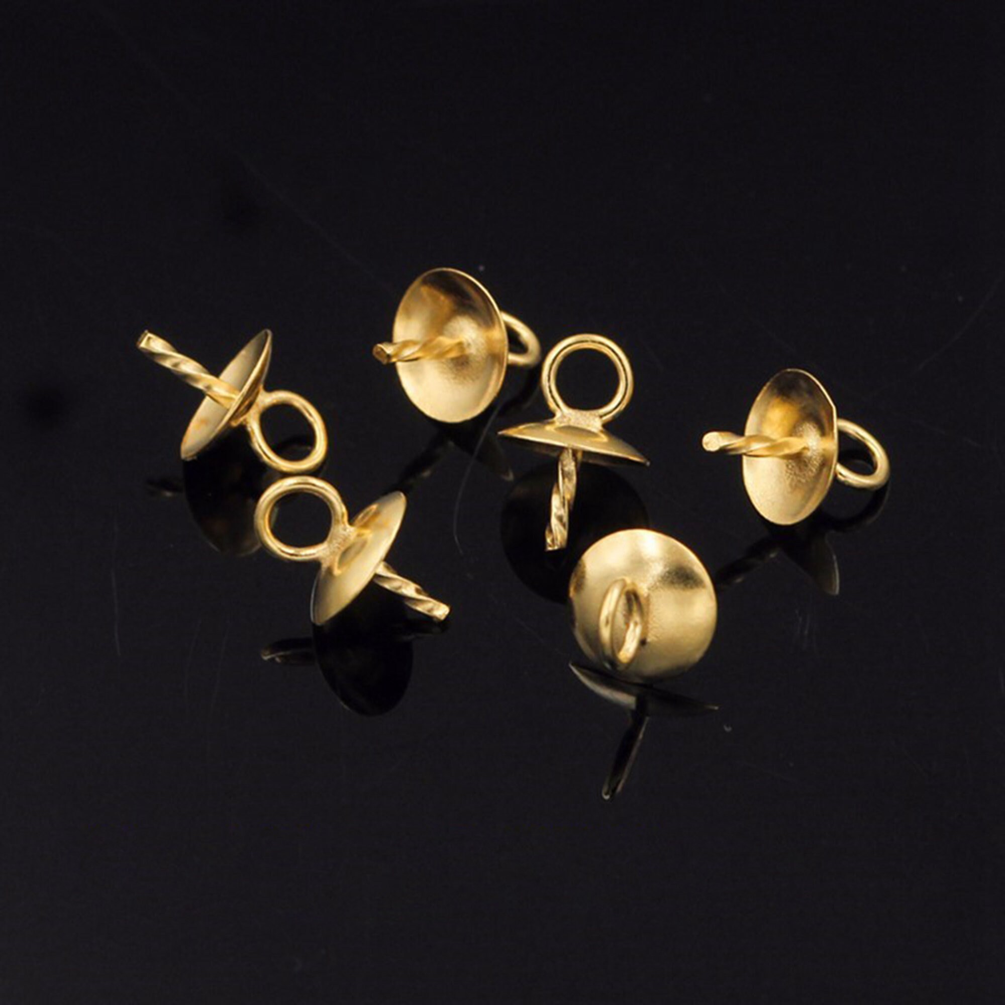 14K Gold Filled Cup & Peg Drops, Gold Filled Cup and Peg for Half ...