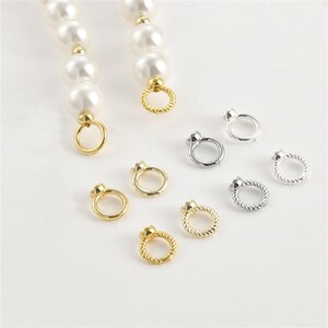 14K Gold Plated Bead End Cap, Bead Cap, Round Connector for Jewelry ...