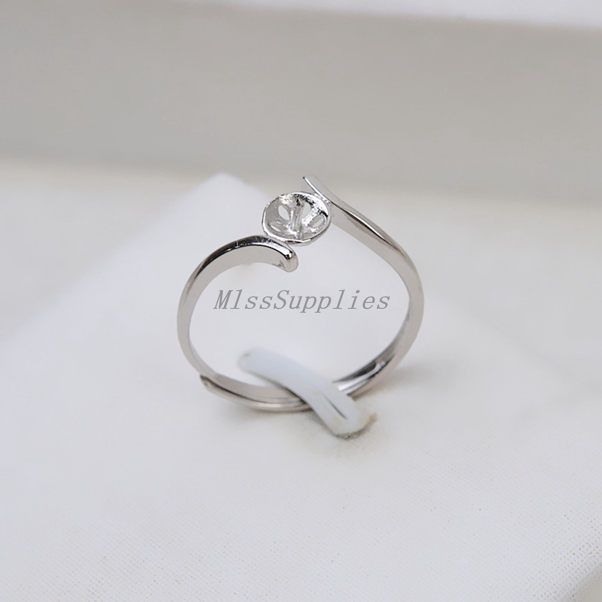 Sterling Silver Ring Setting S925 Silver Ring Setting - Etsy