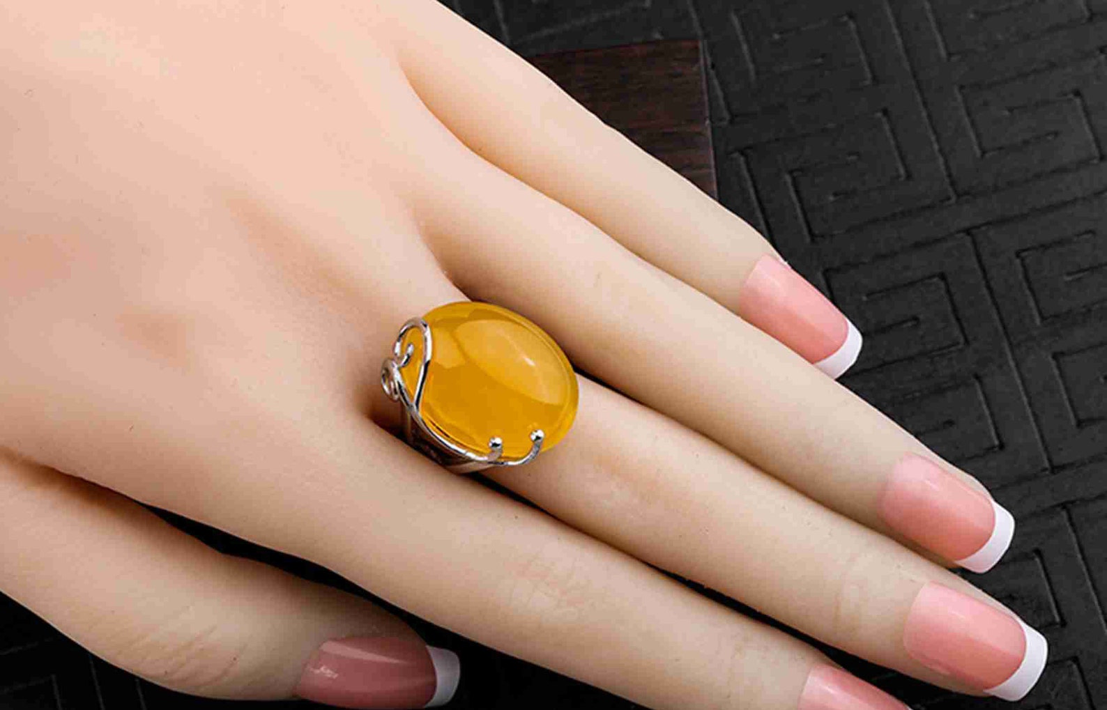 Sterling Silver Snails Ring Setting S925 Silver Oval Bezel | Etsy