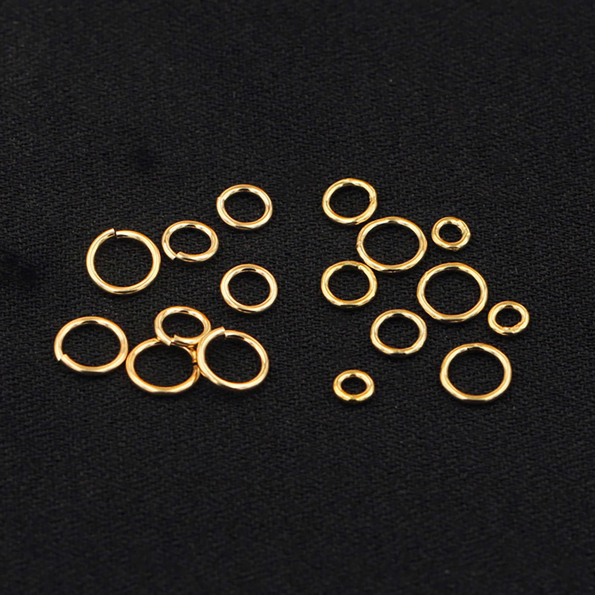 50/100pcs 14K Gold Filled Jump Ring Gold Filled Open Jump - Etsy