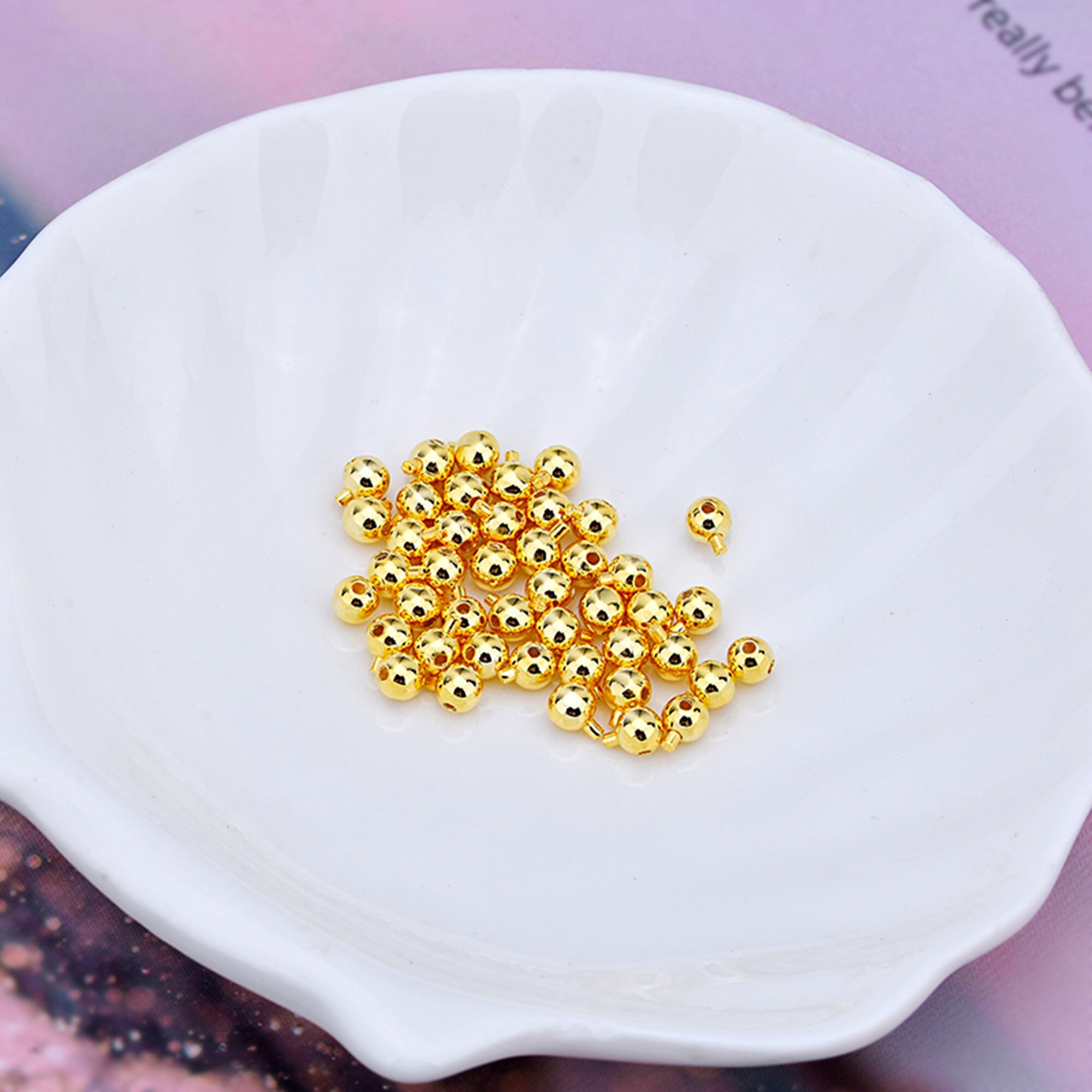 Sterling Silver Crimp End Beads S925 Silver End Beads for - Etsy