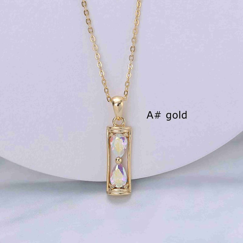 Sterling Silver Hourglass Charm Pendant, Hourglass Sand Timer Jewelry ...