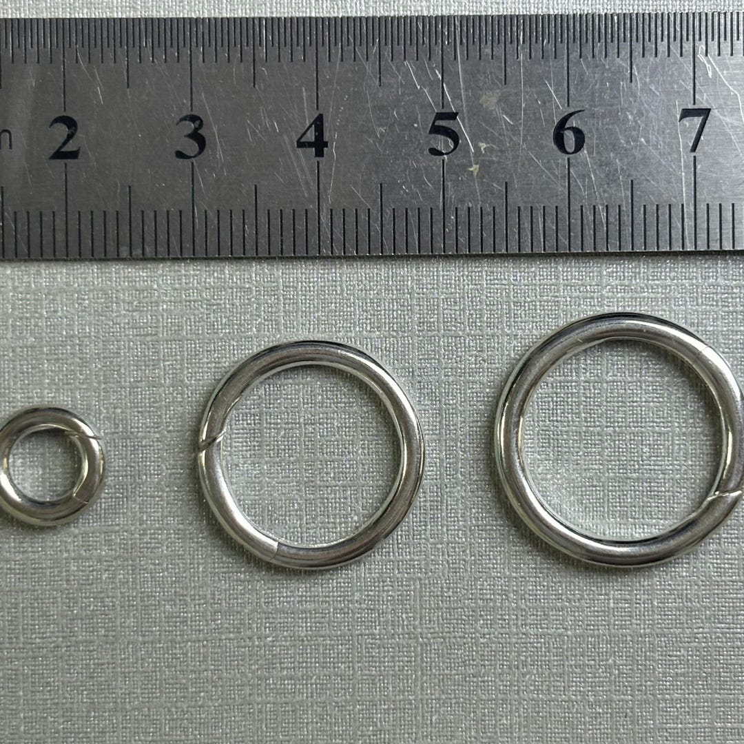 Sterling Silver Circle Clasp, S925 Silver Spring Round Pearl Clasp for ...