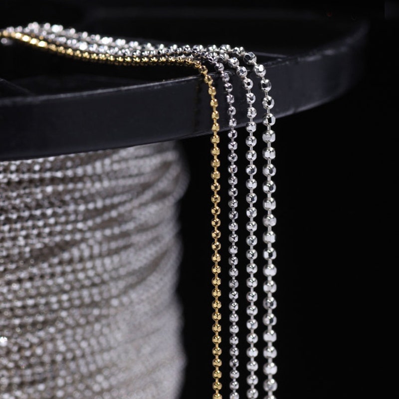 Faceted Ball Chain - Etsy