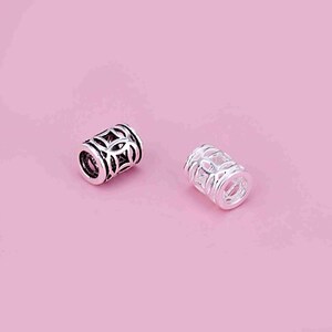 Sterling Silver Overlap Coin Beads, Wealth Bead, Riches Bead, Success ...