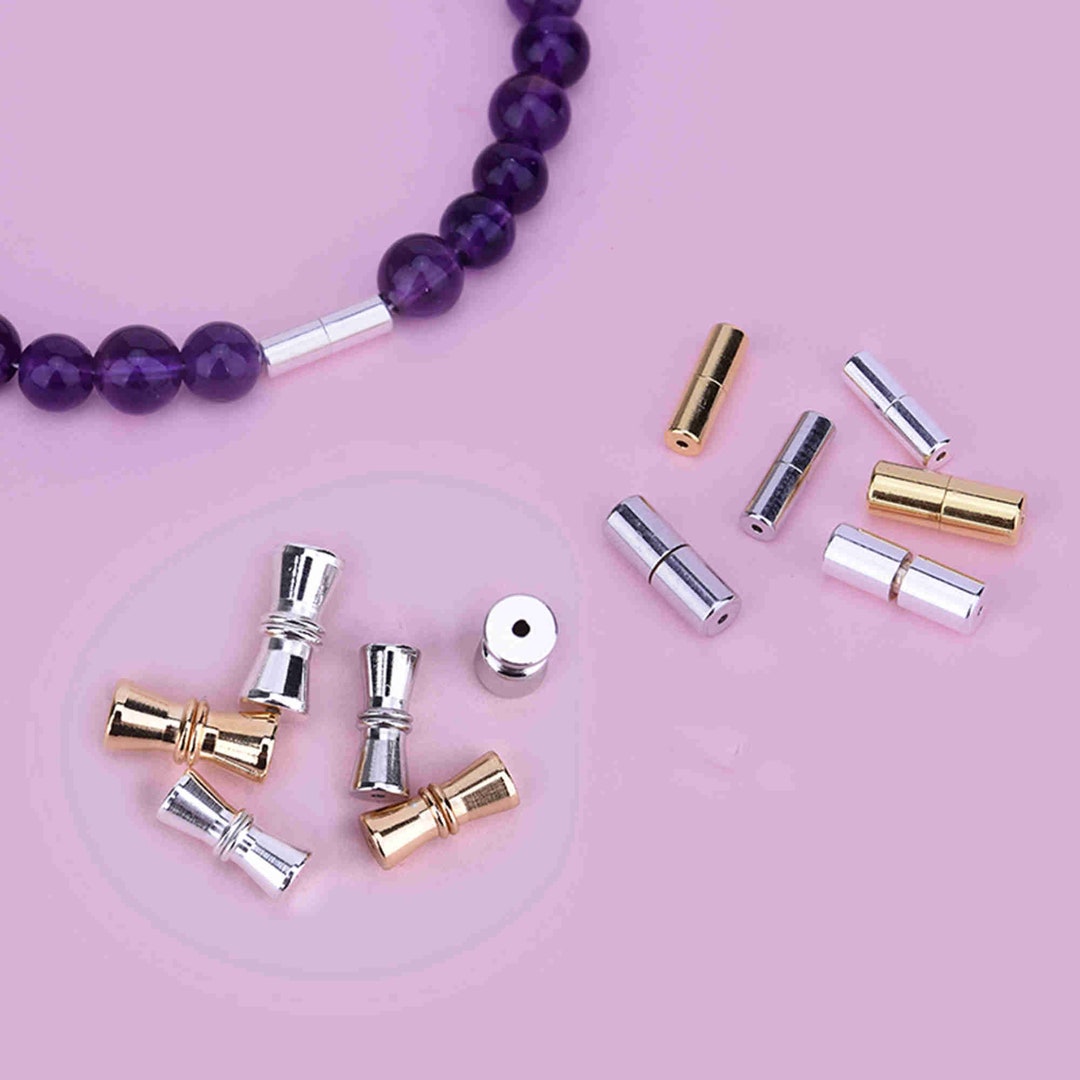 Sterling Silver Screw Clasps, S925 Silver Barrel Screw Clasp for ...