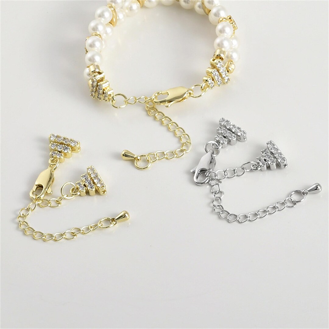 14K Gold Plated Triangle Cord End Caps, Leather Cord End Cap for ...