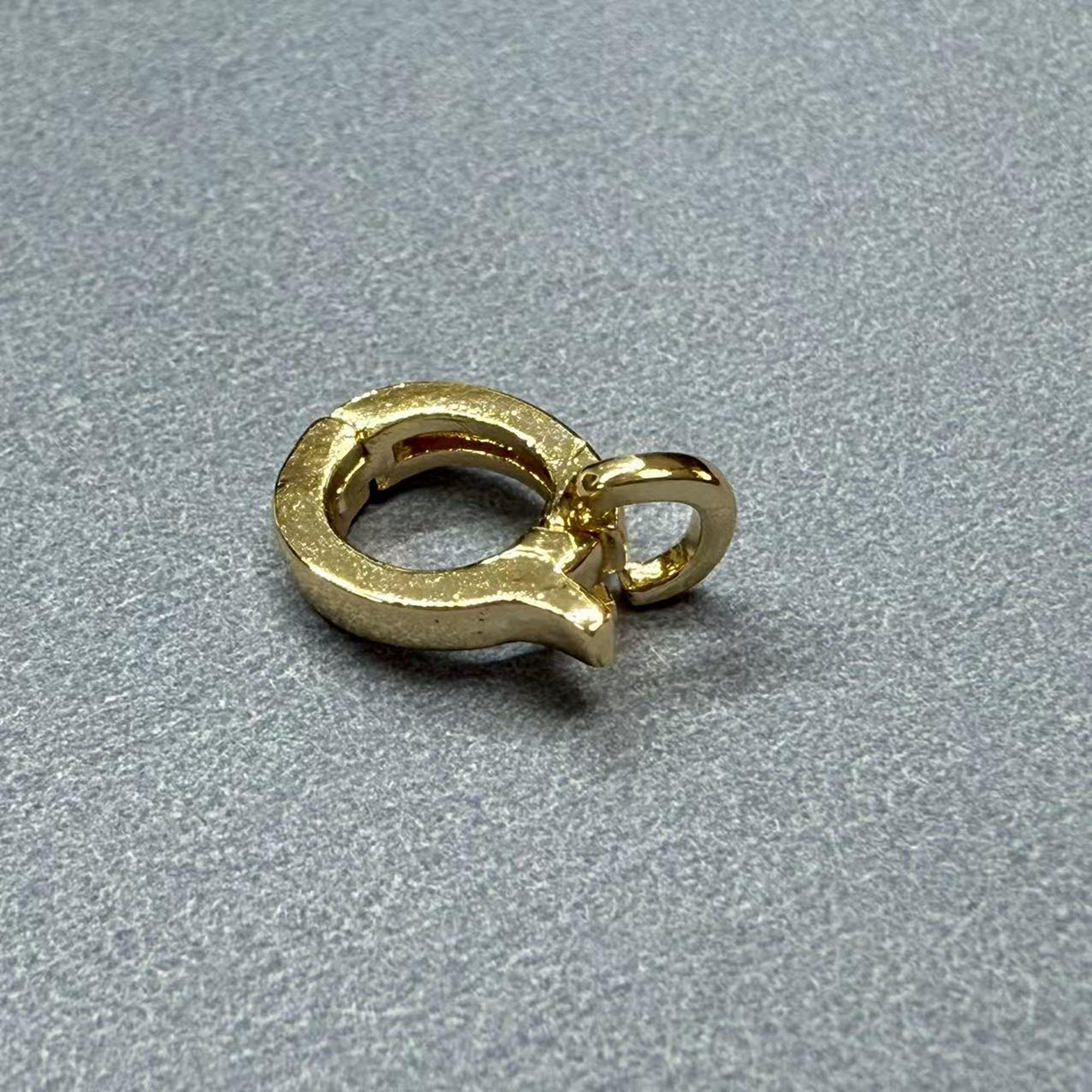 14K Gold Plated Oval Clasp, Push Gate Clasp for Jewelry Making Supplies ...