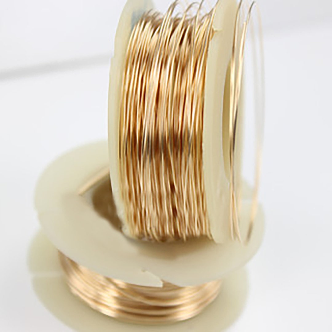 14K Gold Filled Wire, Gold Filled Half Hard Wire for Jewelry Making ...