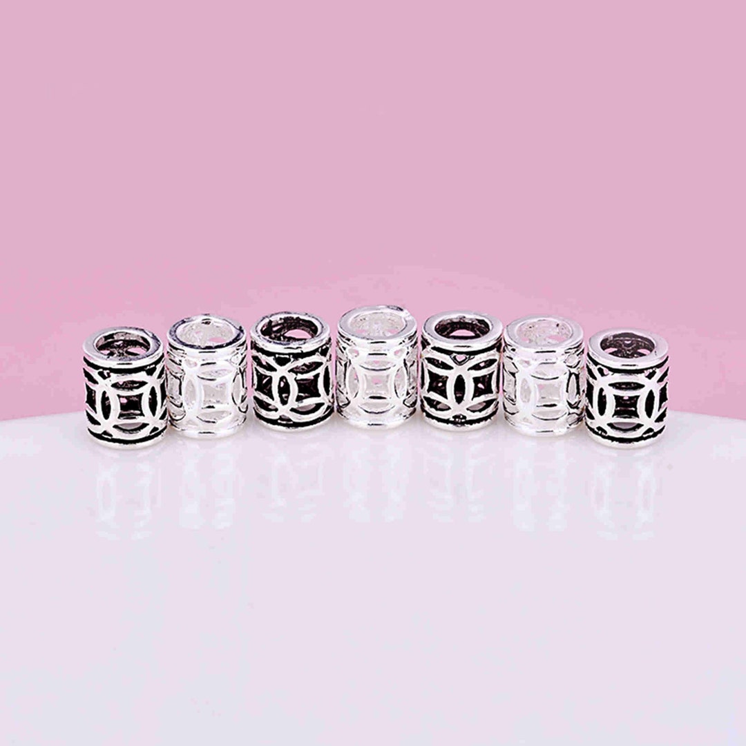 Sterling Silver Overlap Coin Beads, Wealth Bead, Riches Bead, Success ...