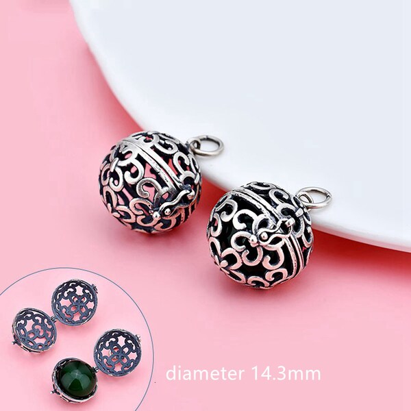 Ball Locket Necklace - Etsy