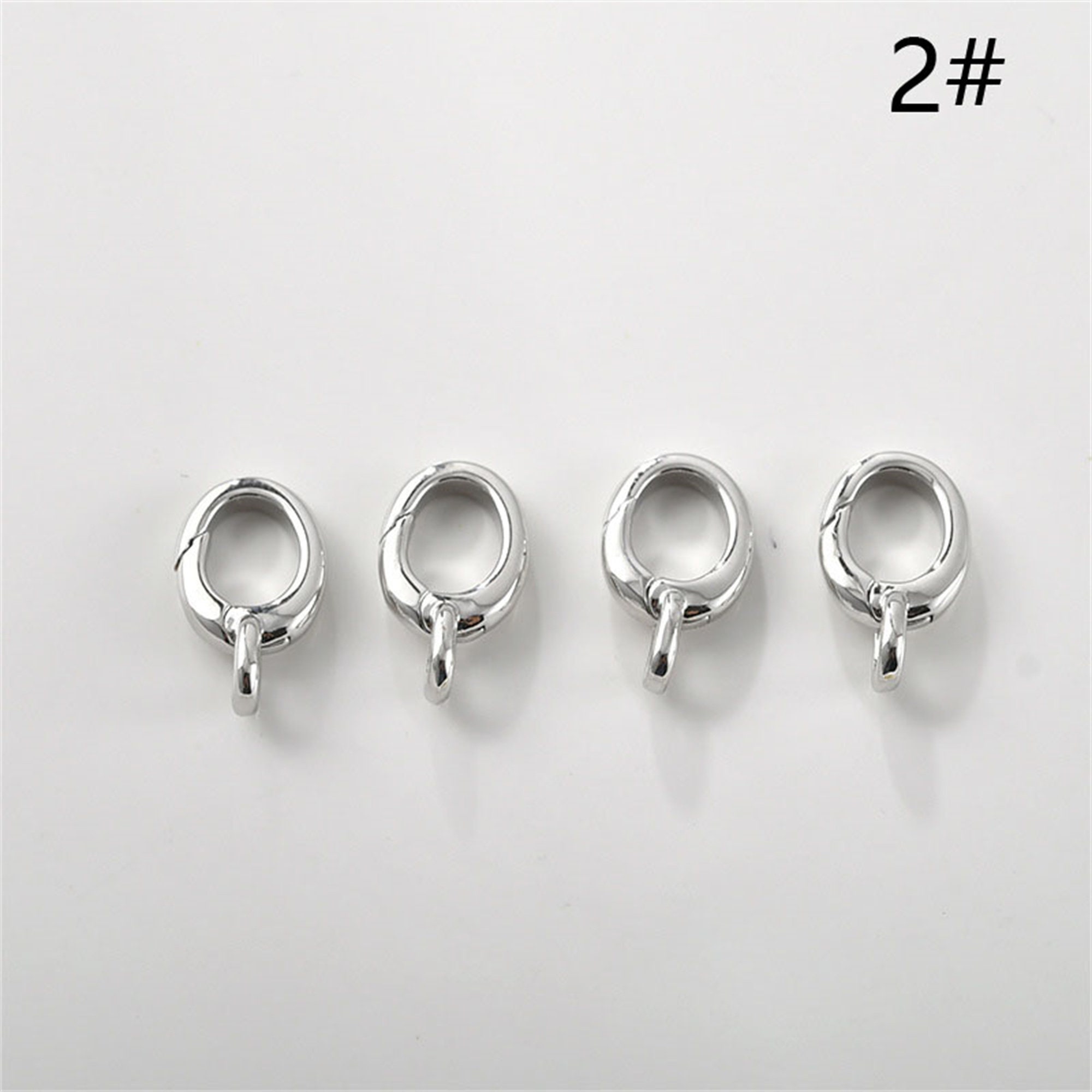 14K Gold Plated Oval Trigger Clasp, Gold Tone Oval Lobster Clasps for ...