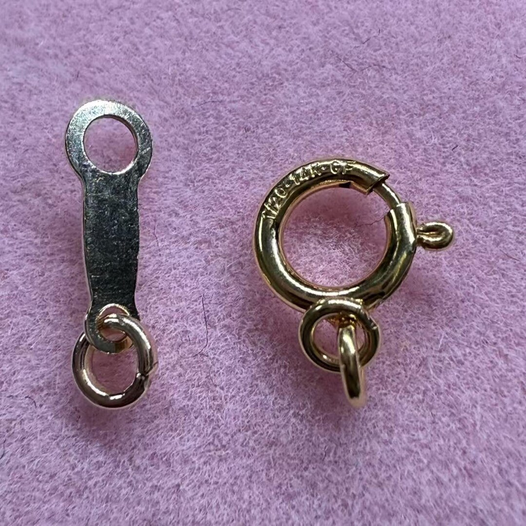 14K Gold Filled Spring Rings, Gold Filled Spring Ring Clasp for Jewelry ...