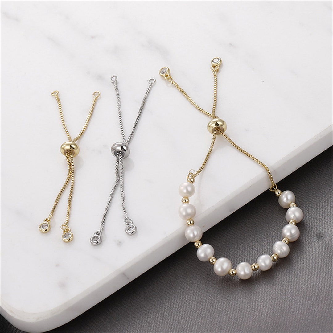 14K Gold Plated Box Chain Extension Chain, Gold Tone Extender Chain for ...