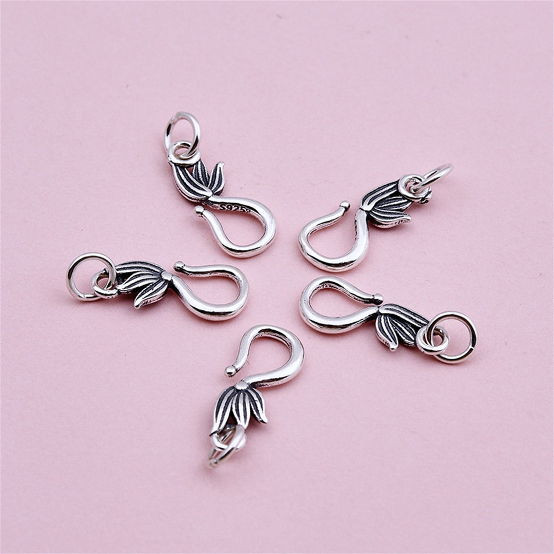 Three-leaf Question Mark Charm Pendant, Triple-leaf Motif Bracelet ...