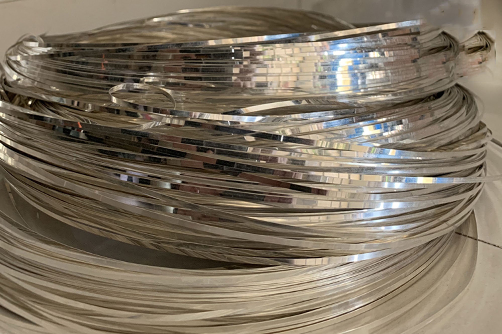 Sterling Silver Wire, S925 Silver Flat Wire for Jewelry Making Supplies ...