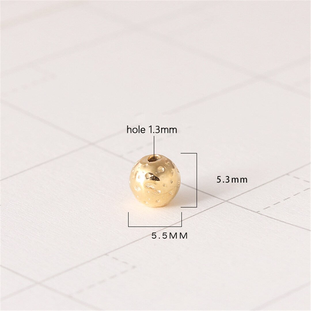 Sterling Silver Meteorite Beads, Lunar Bead, Falling Stone Bead ...