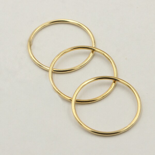 Simple Plain Ring - Etsy