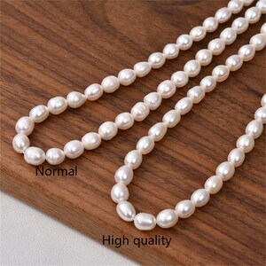 Genuine Natural Freshwater Pearls Beads, Oval Baroque Pearl Beads, Oval ...
