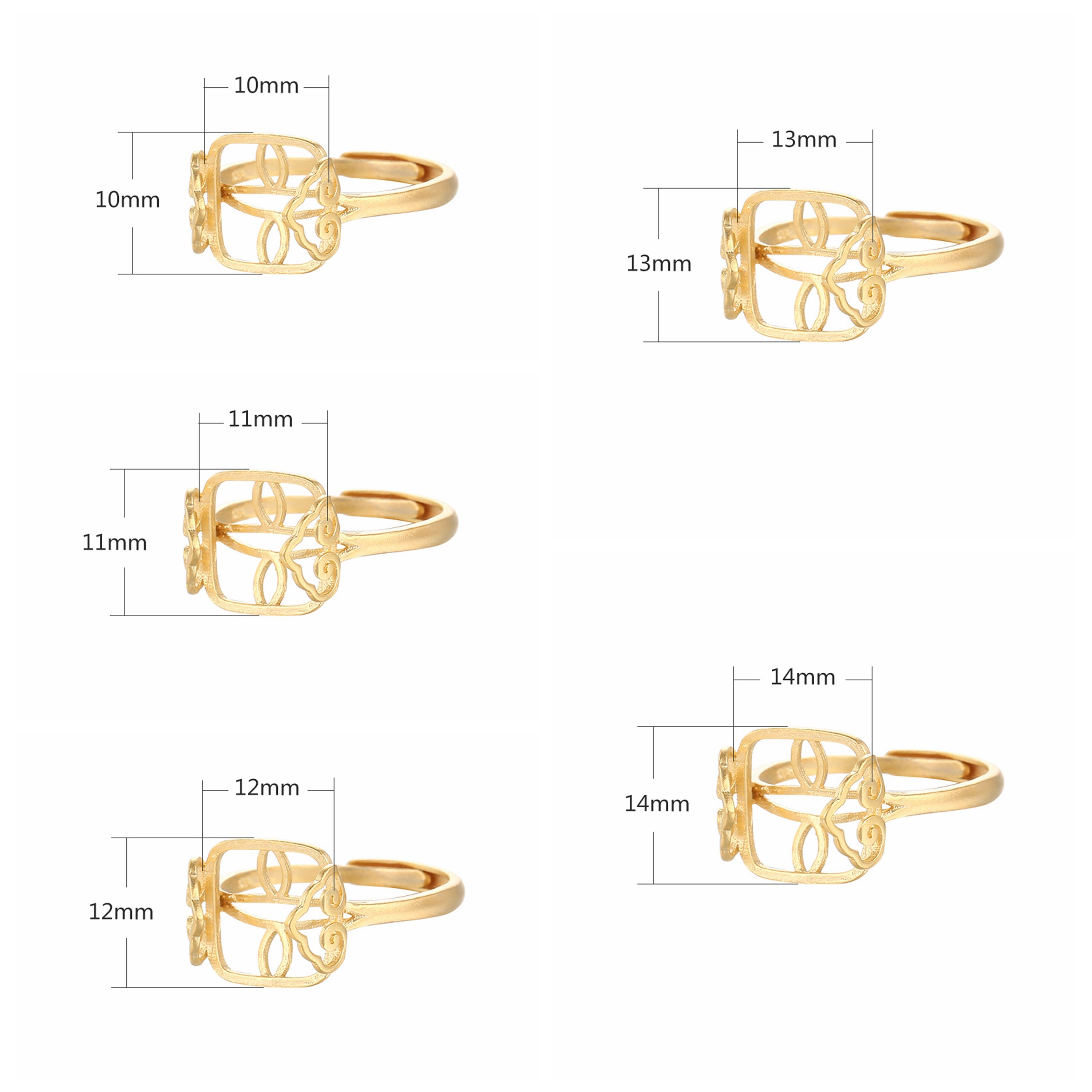 Sterling Silver Ring Setting S925 Silver Cloud Bezel Cup - Etsy