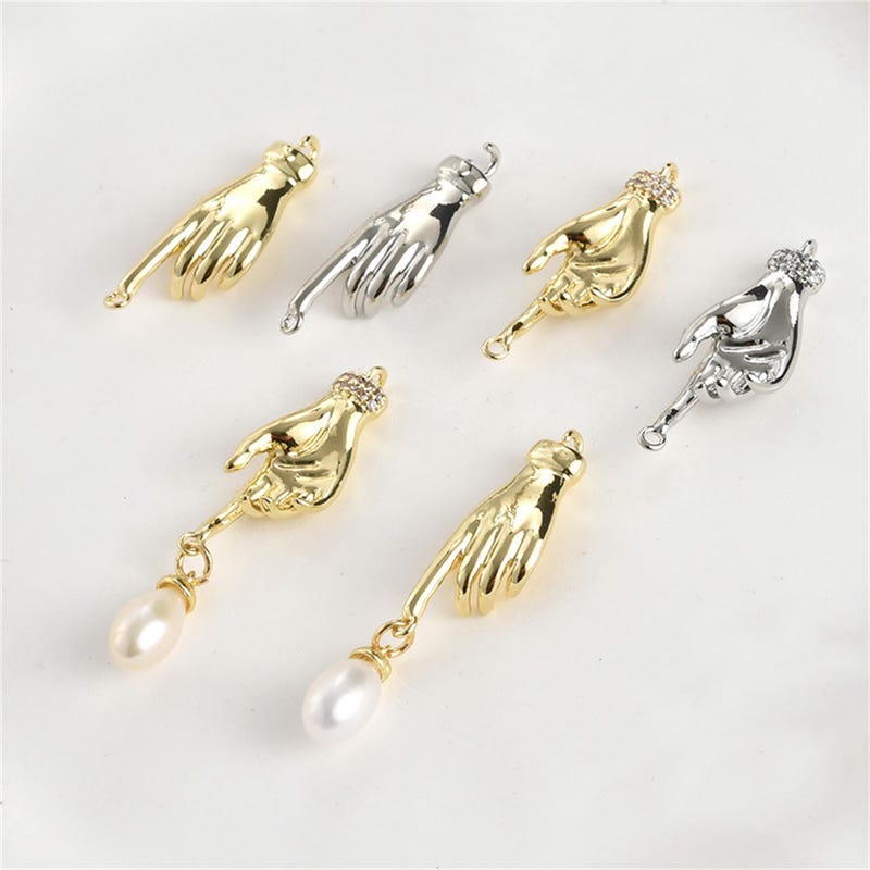 Italian Hand Charm - Etsy