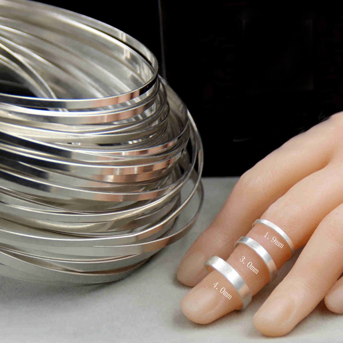 Sterling Silver Wire S999 Silver Flat Wire for Jewelry Making - Etsy