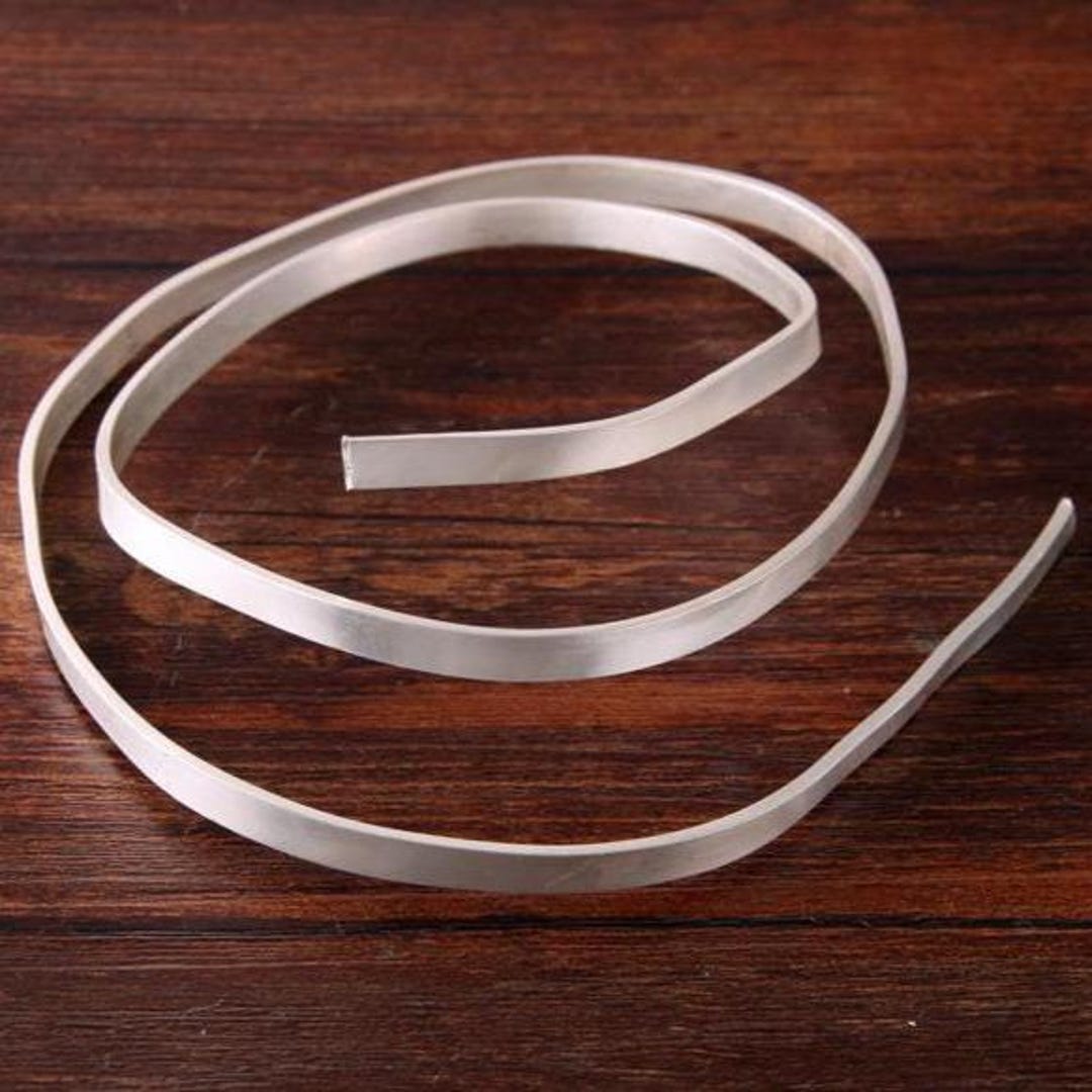 Sterling Silver Wire, S999 Silver Flat Wire for Jewelry Making Supplies ...