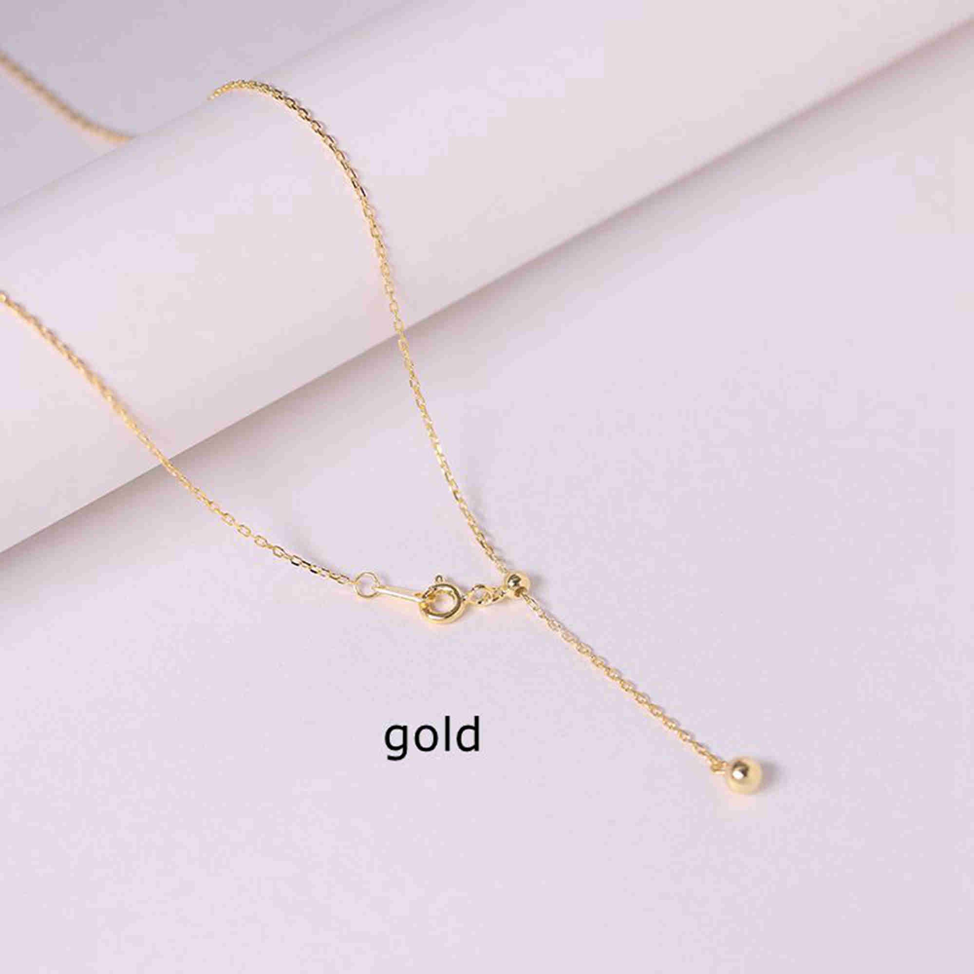 17.3 Sterling Silver Y Shape Cable Chain W/ Ball - Etsy