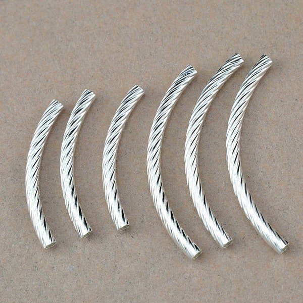 Curved Tube Beads - Etsy