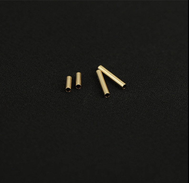 14K Gold Filled Straight Cut Tube Beads, Gold Filled Tube Bead ...