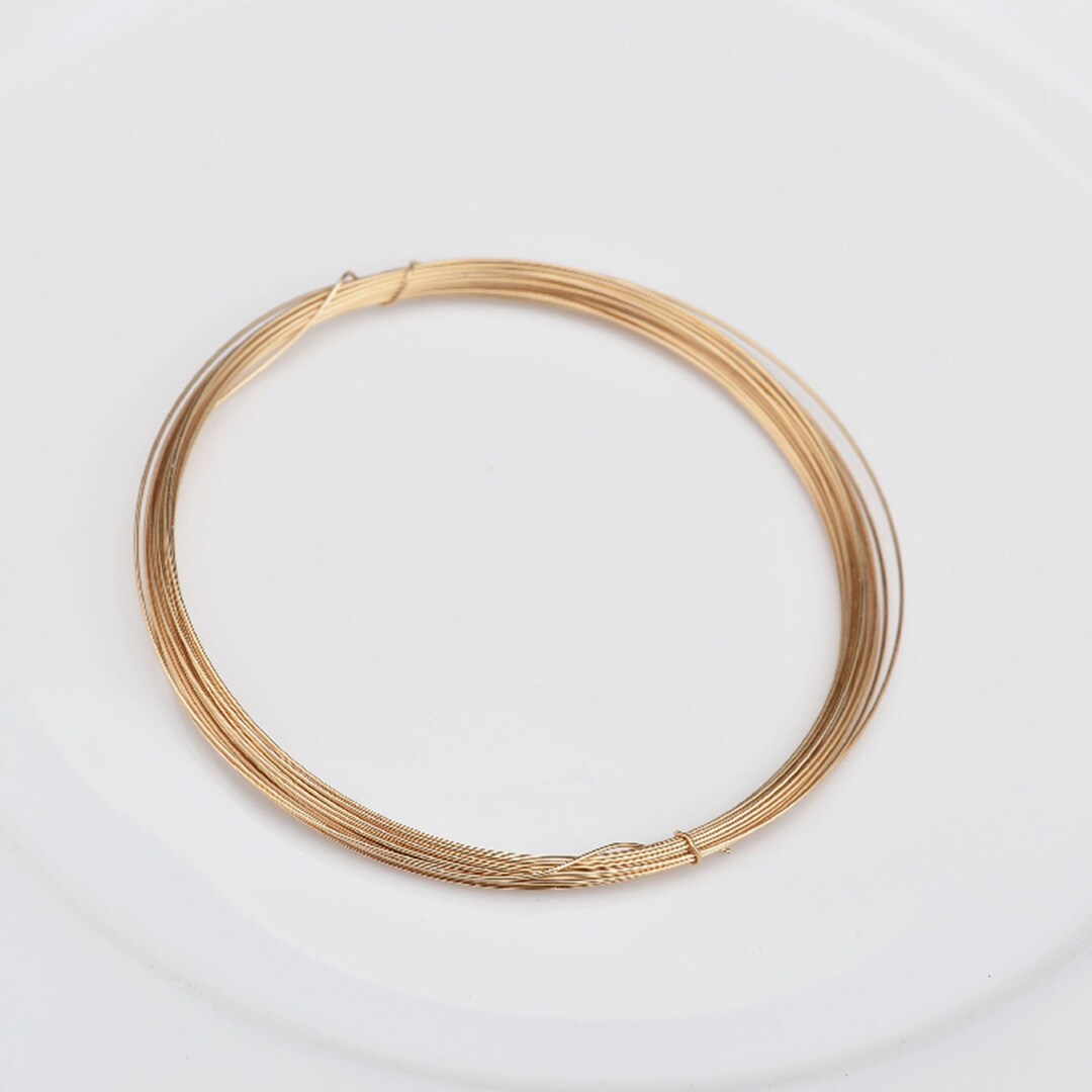 3.9"/39" 14K Gold Filled Wire, Gold Filled Round Wire for Jewelry ...