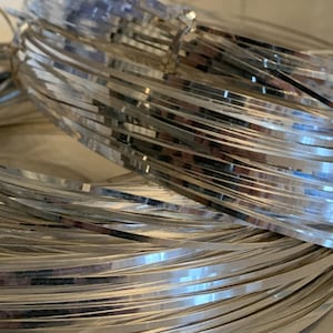 Sterling Silver Wire, S925 Silver Flat Wire for Jewelry Making Supplies ...