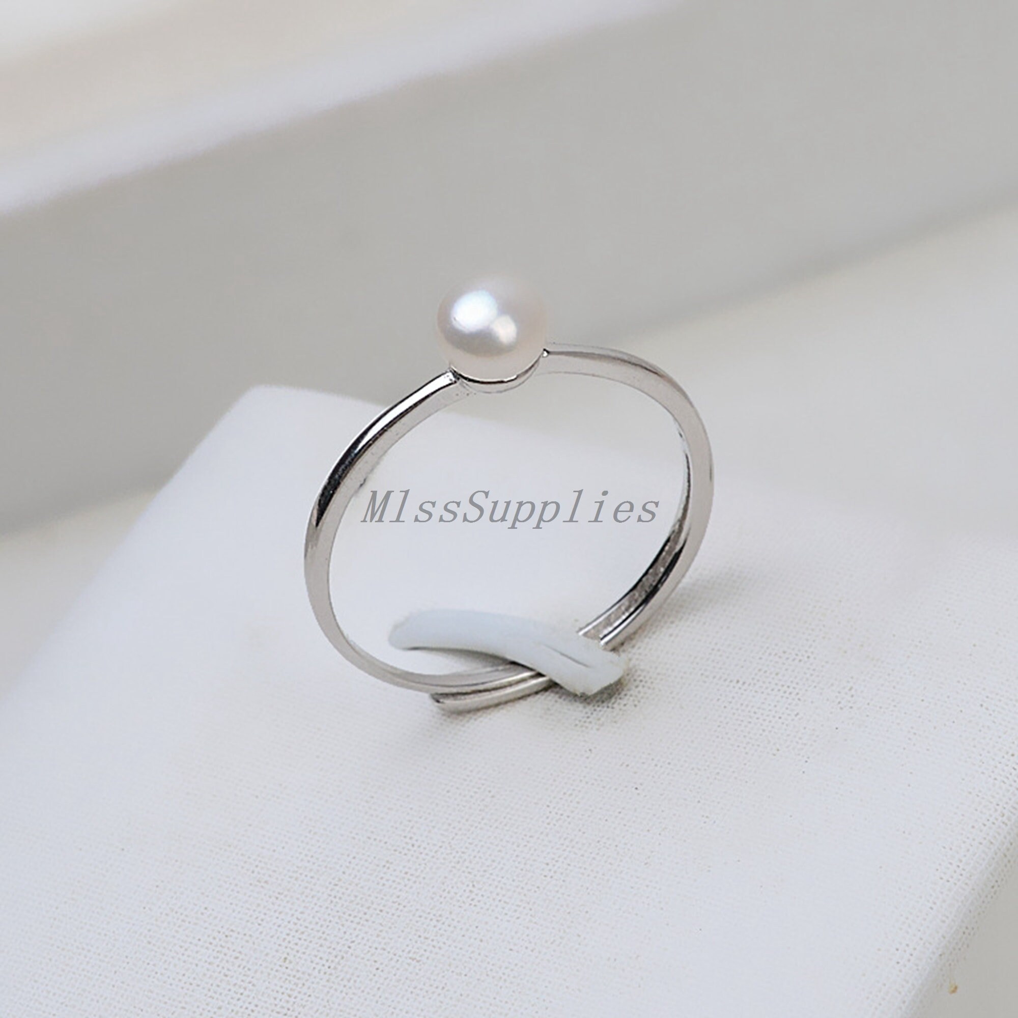 Sterling Silver Ring Setting s925 Silver Peg and Cup Ring | Etsy