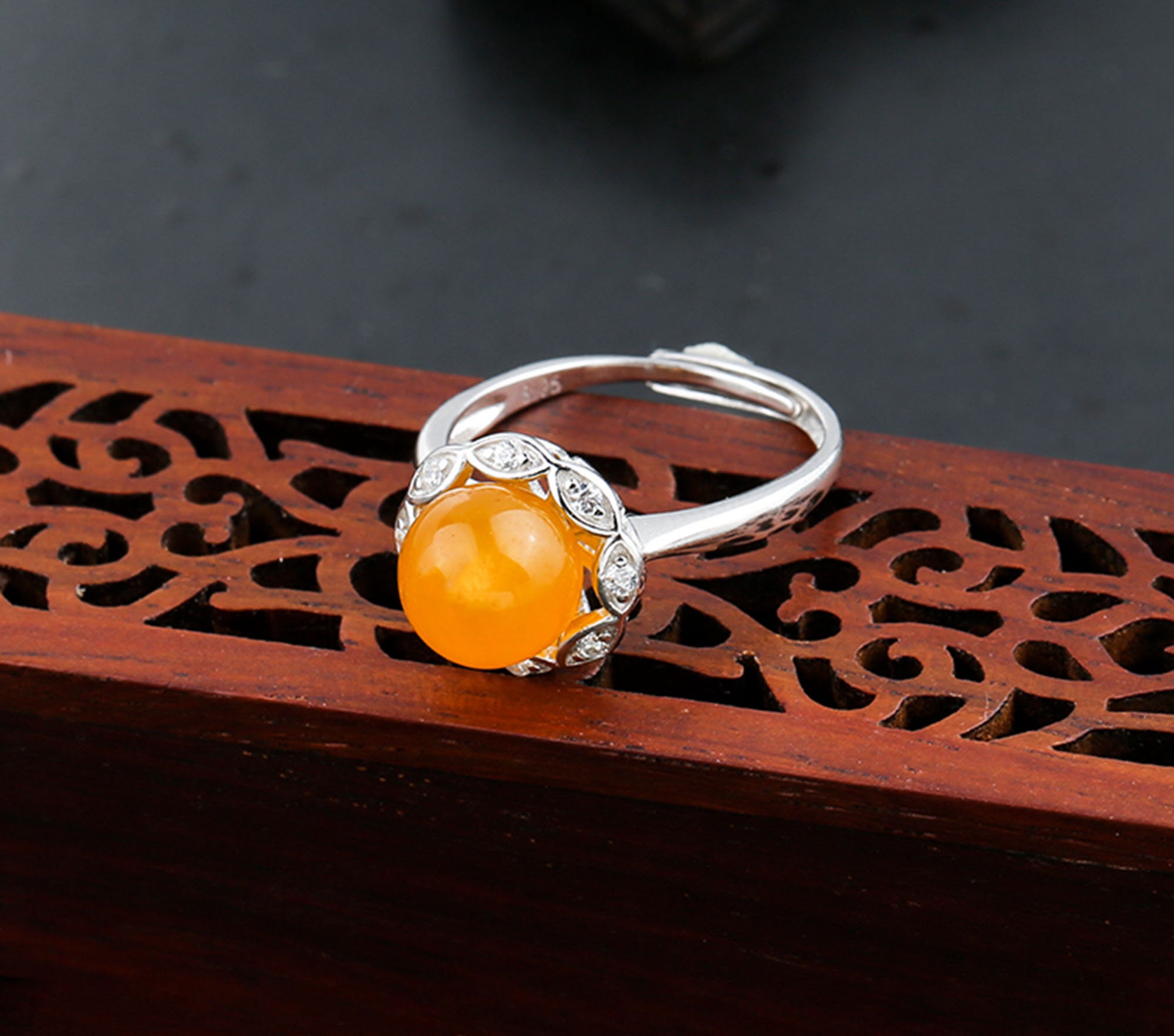 Sterling Silver Flower Ring Setting s925 Silver Ring Setting | Etsy