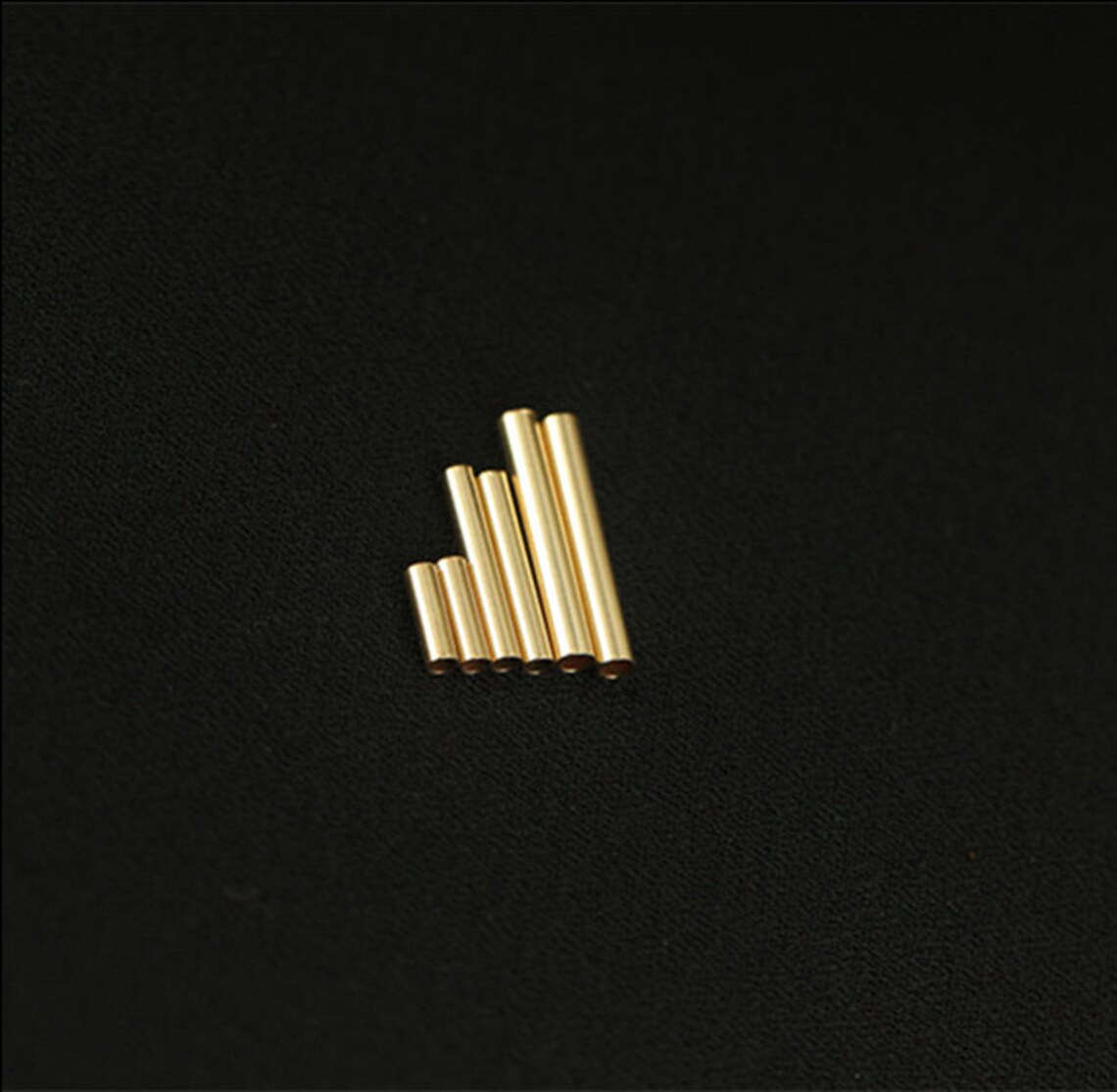 14K Gold Filled Straight Cut Tube Beads, Gold Filled Tube Bead ...